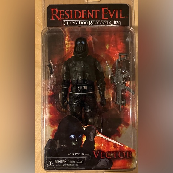 Neca | Accents | New In Box Vector Resident Evil Operation Raccoon City ...